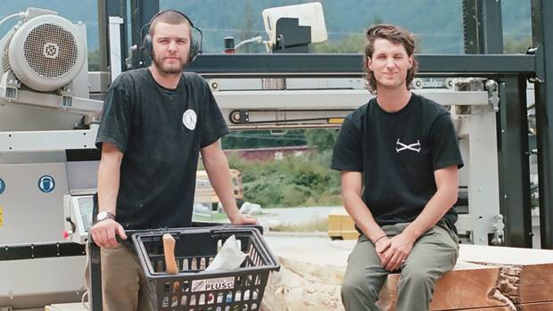 BC duo turns wood into furniture instead of letting it go to the ...